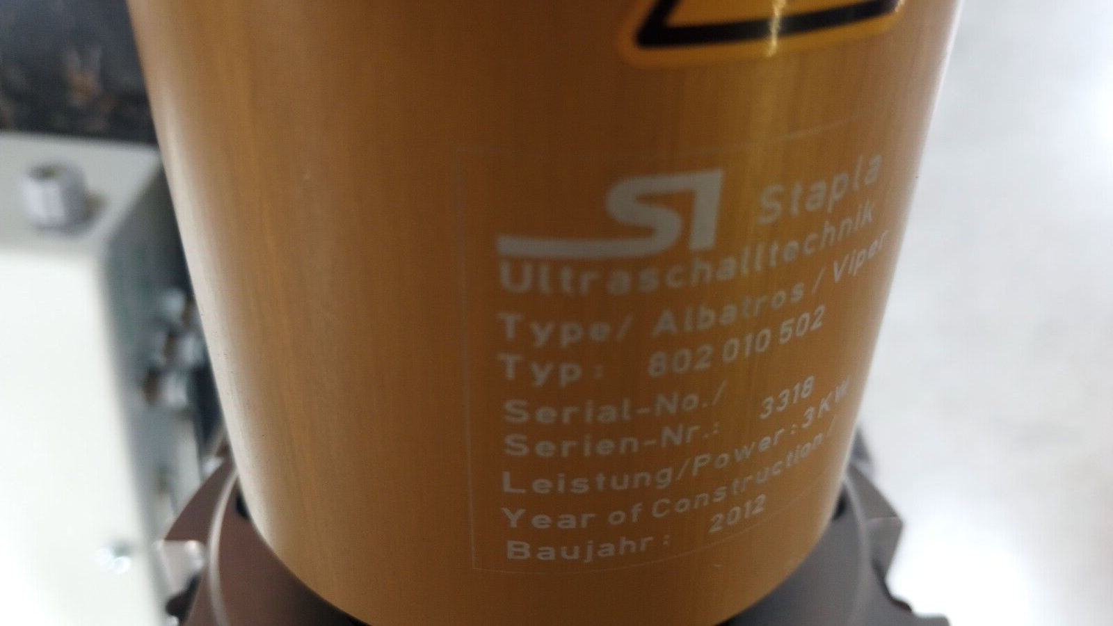 PARTIAL STAPLA CONDOR ST 30 ULTRASONIC WELDING UNIT ( 2 HEADS) | eBay