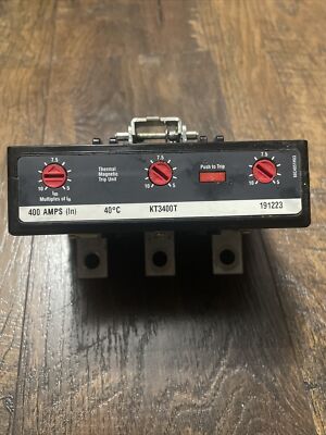 Eaton KT3400T 400A Series C Thermal Magnetic Trip Unit | eBay
