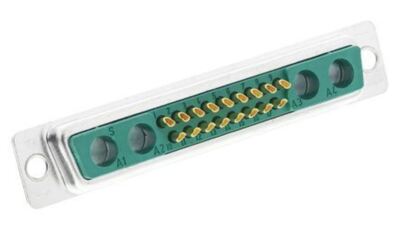 1 x FCT - A MOLEX COMPANY FM Series Panel Mount Hybrid Solder D-Sub ...
