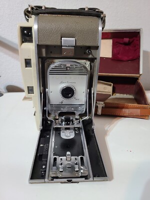 VTG POLAROID LAND CAMERA MODEL 800 With Case and Extras Untested AS IS ...