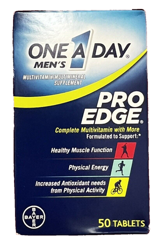 One A Day Mens Pro Edge Multivitamin Tablets Multivitamins 50 Count Exp ...
