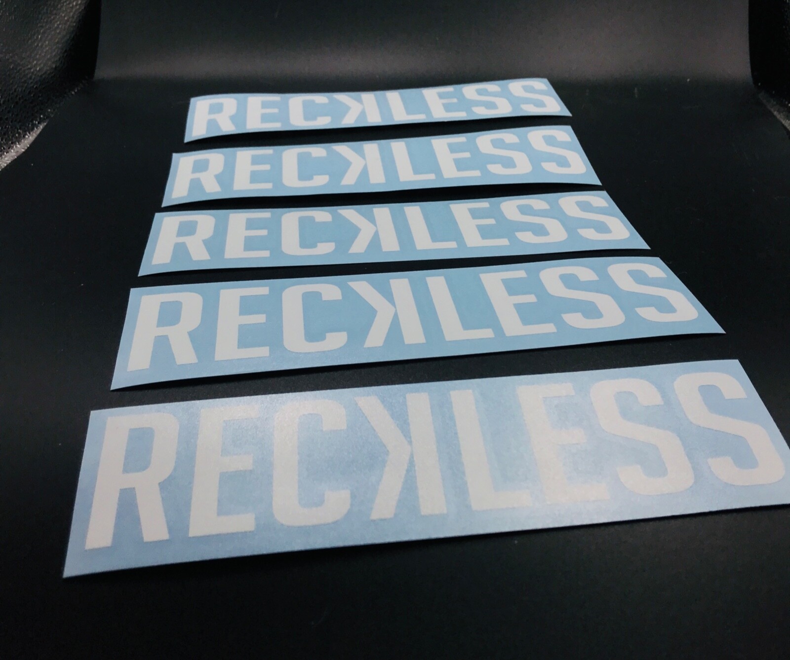 JDM 5 Pack RECKLESS CAR STICKER DECALS BULK WHOLESALE PACK LOT DRIFT ...