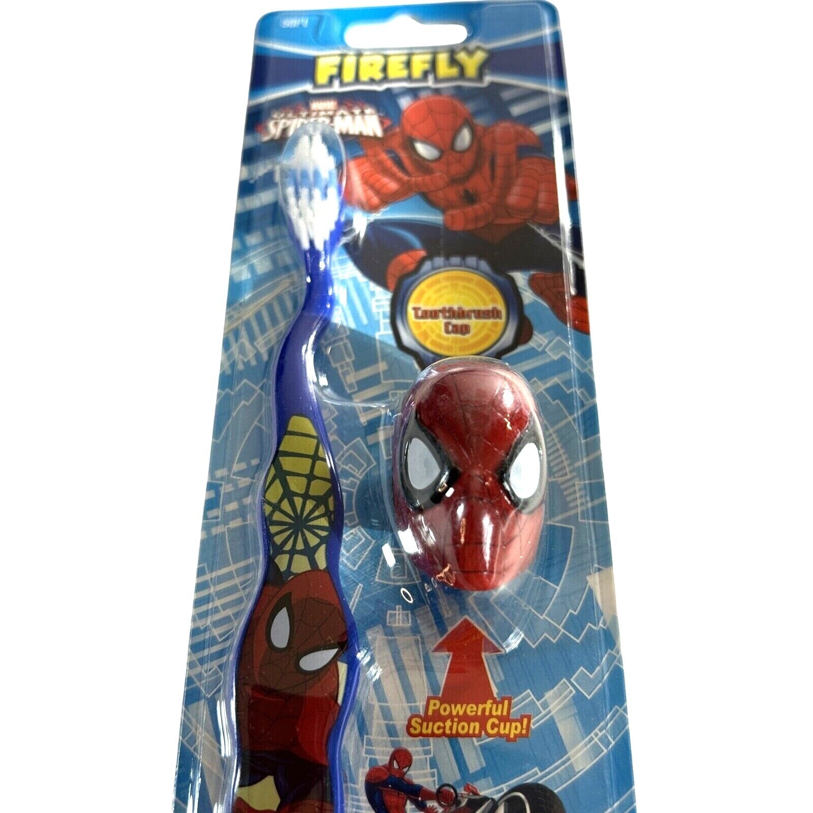 Firefly Spiderman Toothbrush Marvel Comic Character Super Hero Travel ...