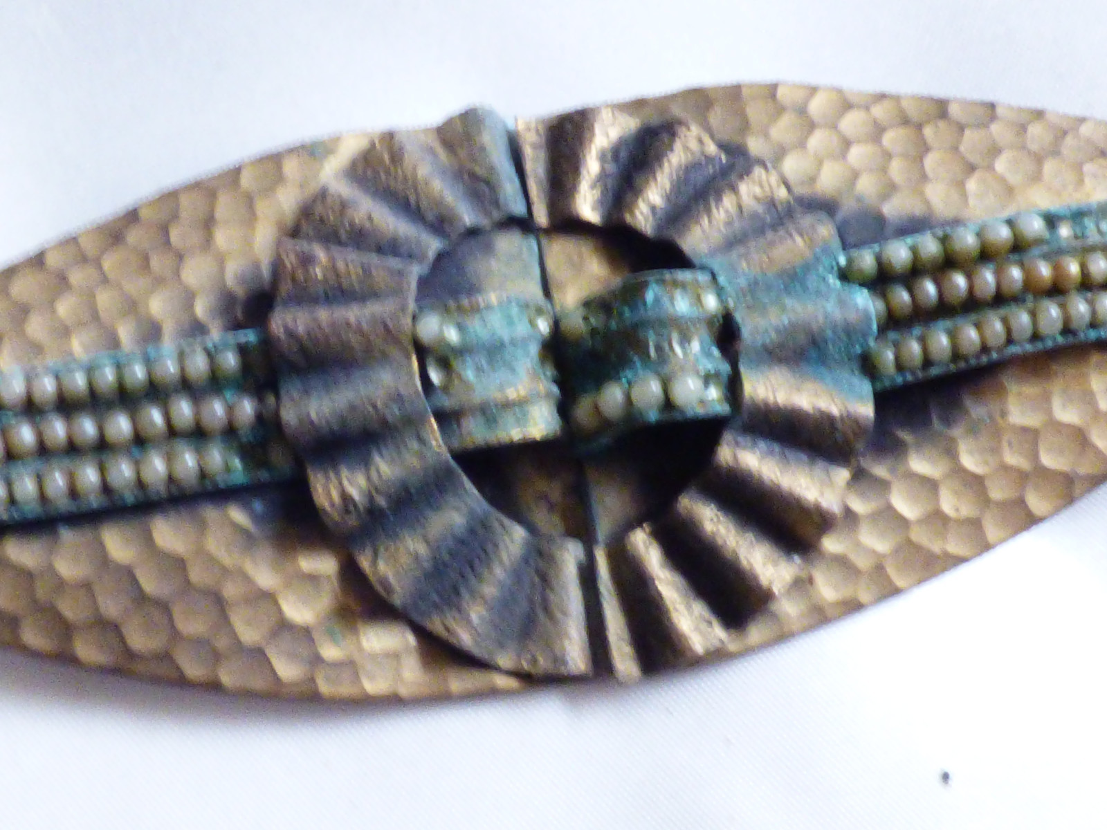 Antique VTG Victorian Brass color metal dress belt buckle | eBay