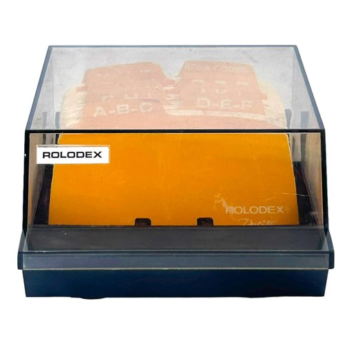 Vintage Rolodex S-310 C Petite Mini Address Card File Smoke Lid 2X4 | eBay