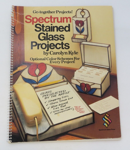 Stained Glass Pattern Book SPECTRUM STAINED GLASS PROJECTS by Carolyn ...