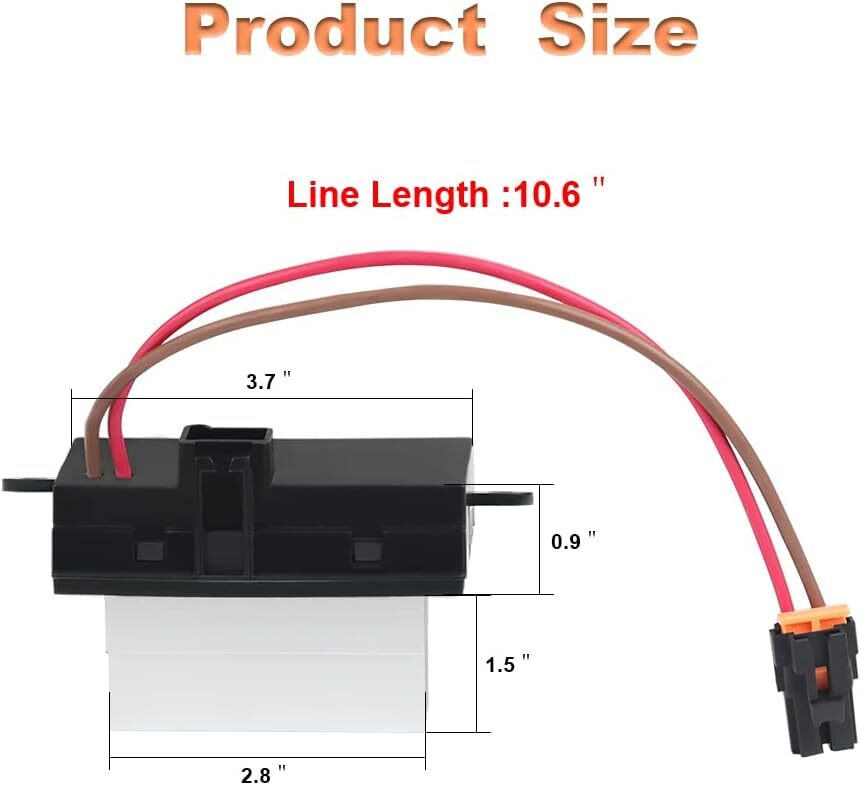 Blower Motor Resistor For Hummer H2 2003-07 19331830 19329838 89023355 ...