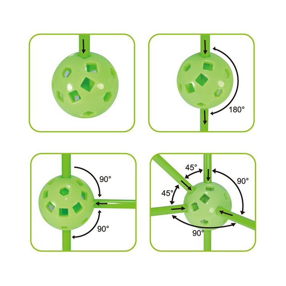 175Pcs Build Your Own Den Set Kit Children DIY Tent DIY Play House Kids ...