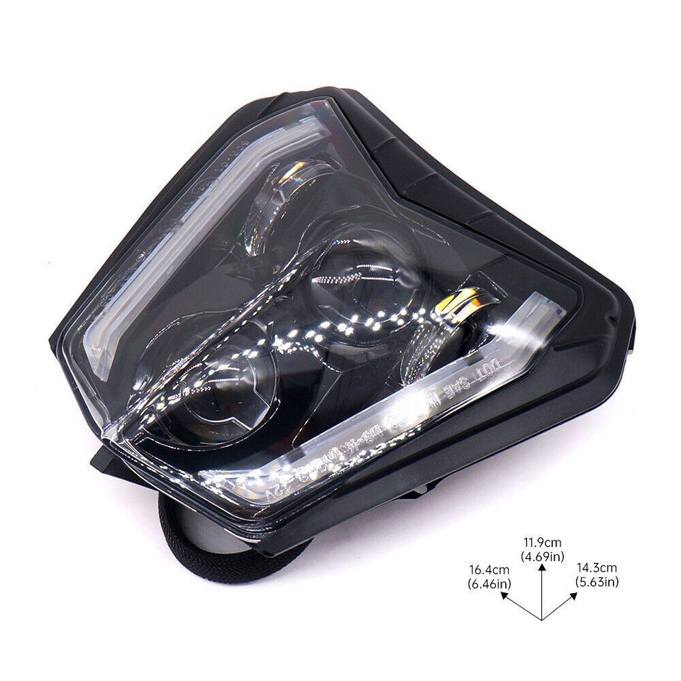LED Headlight Hi/Low For SUZUKI DRZ400 E/S/SM DR200S DR650SE DRZ400SM ...