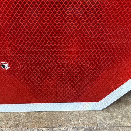 Stop Sign New Old Stock DG3/080 Thick Aluminum 24x24 R1-1 Highly ...