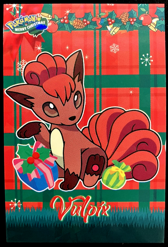 Vulpix Cracked Ice Holo Pokemon 2024 Card Database Merry Christmas | eBay