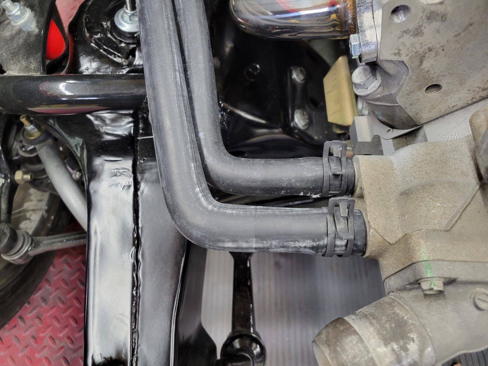 LS Swap Heater Core Hoses 90 Degree 5/8" 3/4" 36" Long With Clamps | eBay