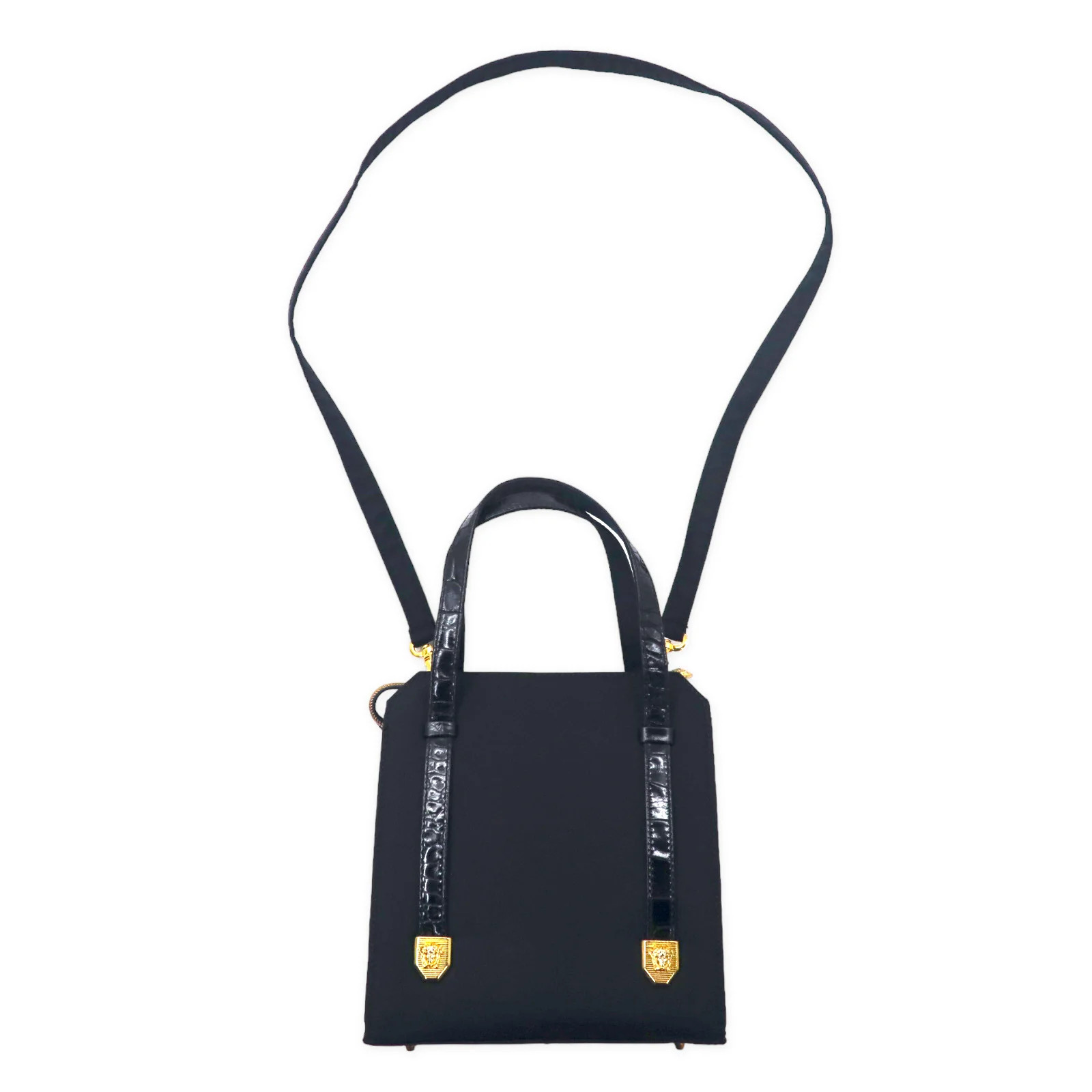 GIANNI VERSACE Italian MADE 2way shoulder bag Square … - Gem
