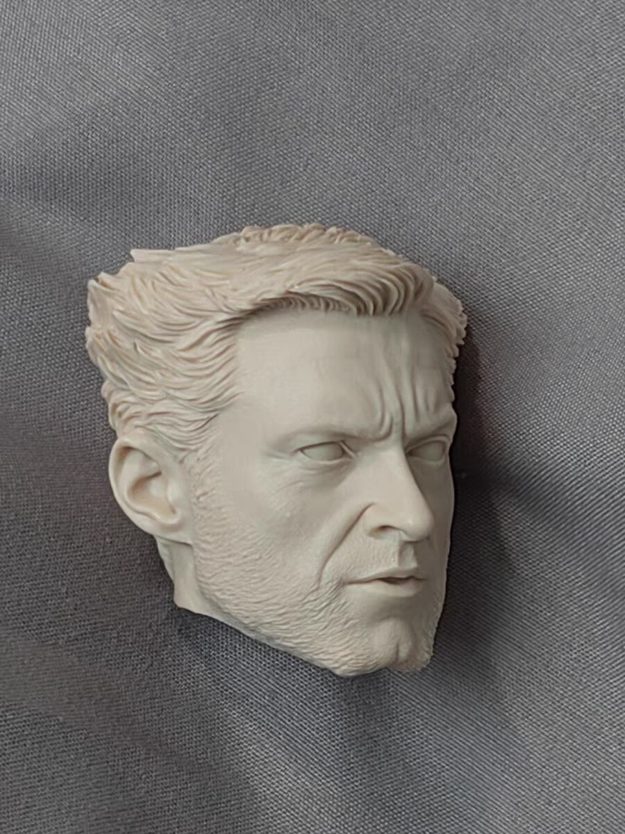 X-Men Wolverine Hugh Jackman 1/6 Scale Head Carving Model Figure ...