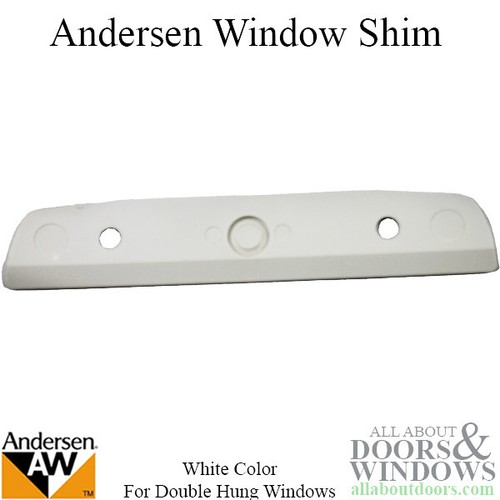 Andersen Sash Lock Keep White Shim Spacer For Andersen Double Hung ...