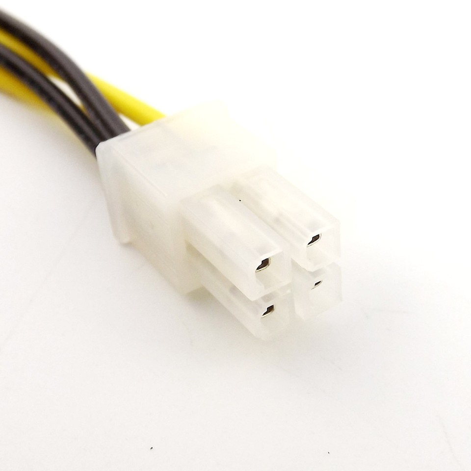 IDE 4 Pin Molex P3 to P4 12V ATX Power Motherboard PC Power Adapter ...