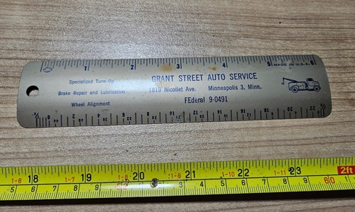 Vintage Grant Street Auto Service Minneapolis Tow Truck Advertising ...