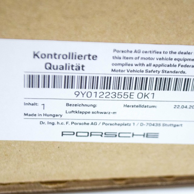 PORSCHE CAYENNE 9Y0 9Y3 FRONT LEFT RADIATOR SHUTTER ASSEMBLY ...