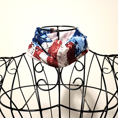 US American Flag Neck Gaiter Face Mask Balaclava Neckerchief Bandana ...
