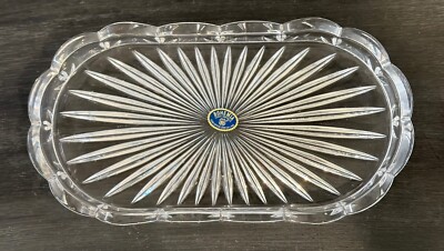 Bohemia Czech Royal Limited Lead Crystal Tray | eBay