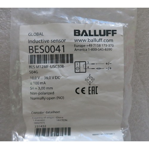 one NEW BALLUFF BES M12MF-USC30B-S04G Proximity sensor spot stock | eBay