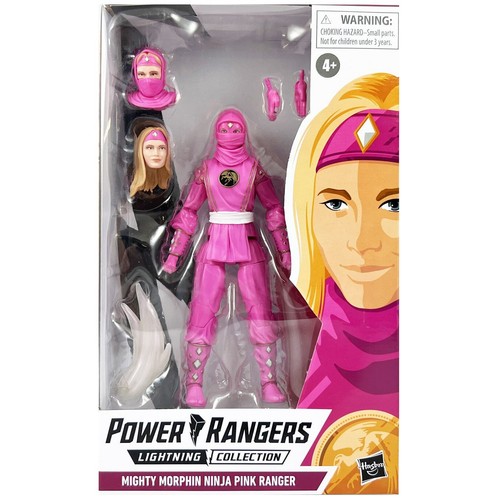 Power Rangers MIGHTY MORPHIN NINJA PINK Figure Lightning Collection ...