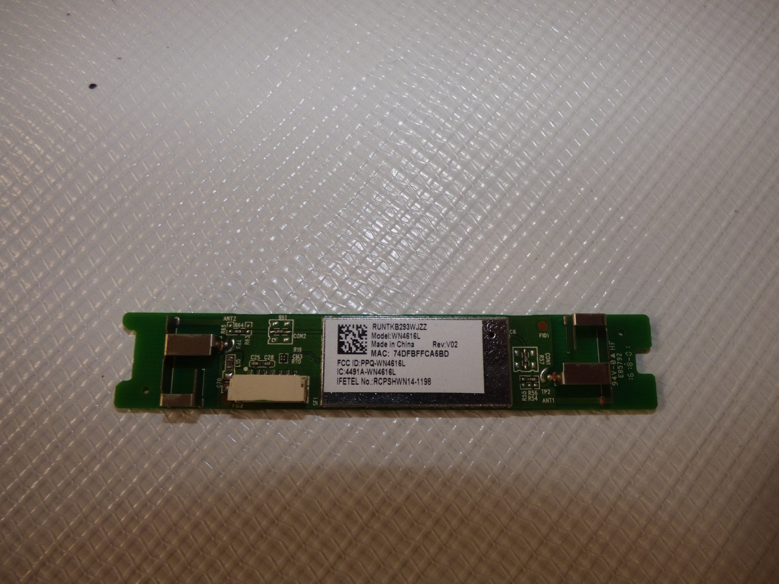 WN4616L Wi-Fi Module for Sharp LC-60LE661U Liquid Crystal TV | eBay