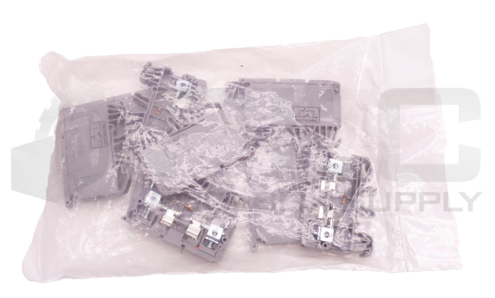 BAG OF 10 NEW KONNECT-IT KN-F10L24DC-10 TERMINAL BLOCKS 6.3A 26-8AWG ...