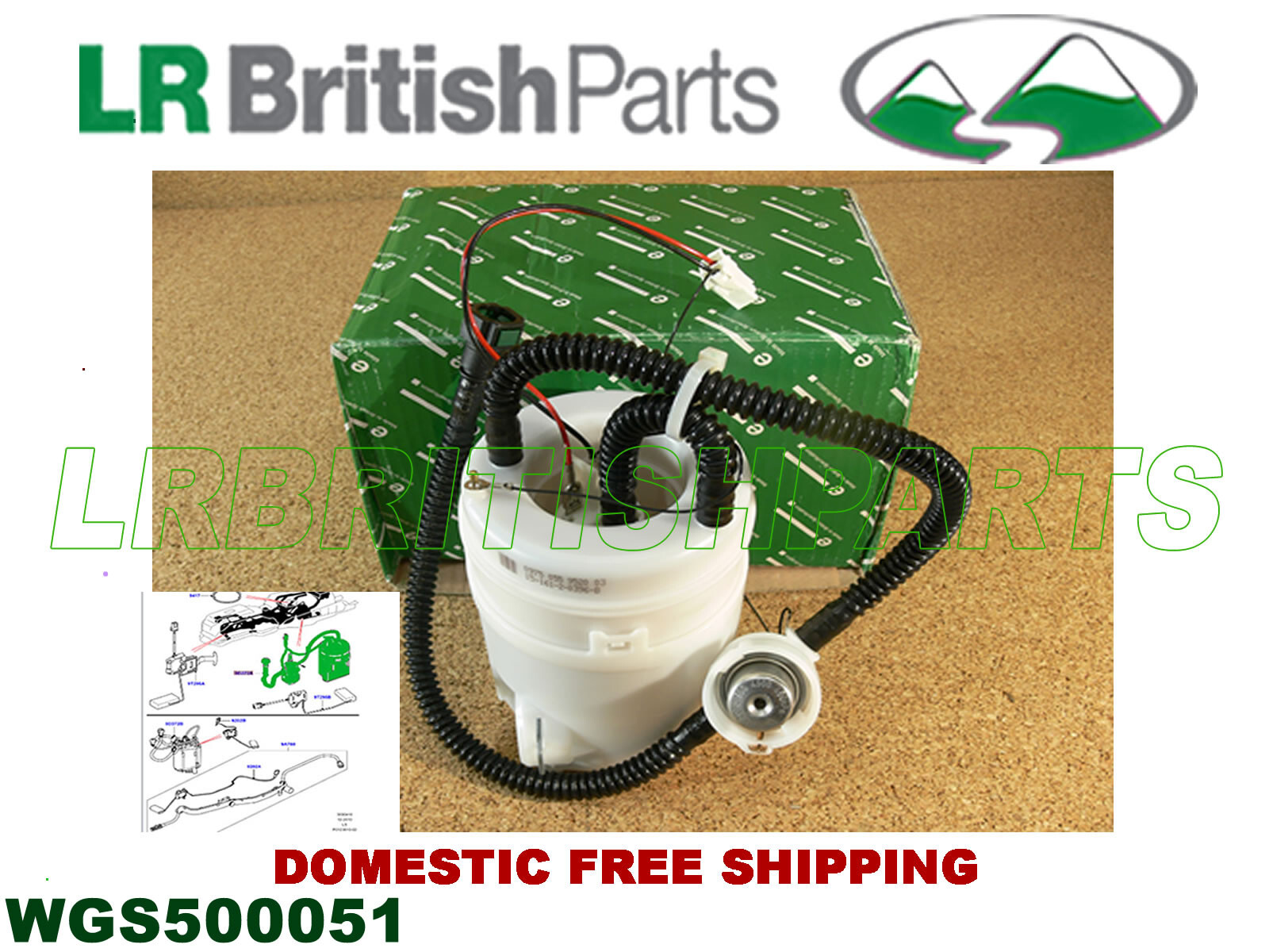 LAND ROVER FUEL PUMP MODULE ENGINE FUEL LR3 RANGE ROVER SPORT NEW ...
