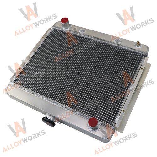 4 Row Aluminum Radiator For 1962-1967 1965 66 Chevrolet Chevy II Base ...