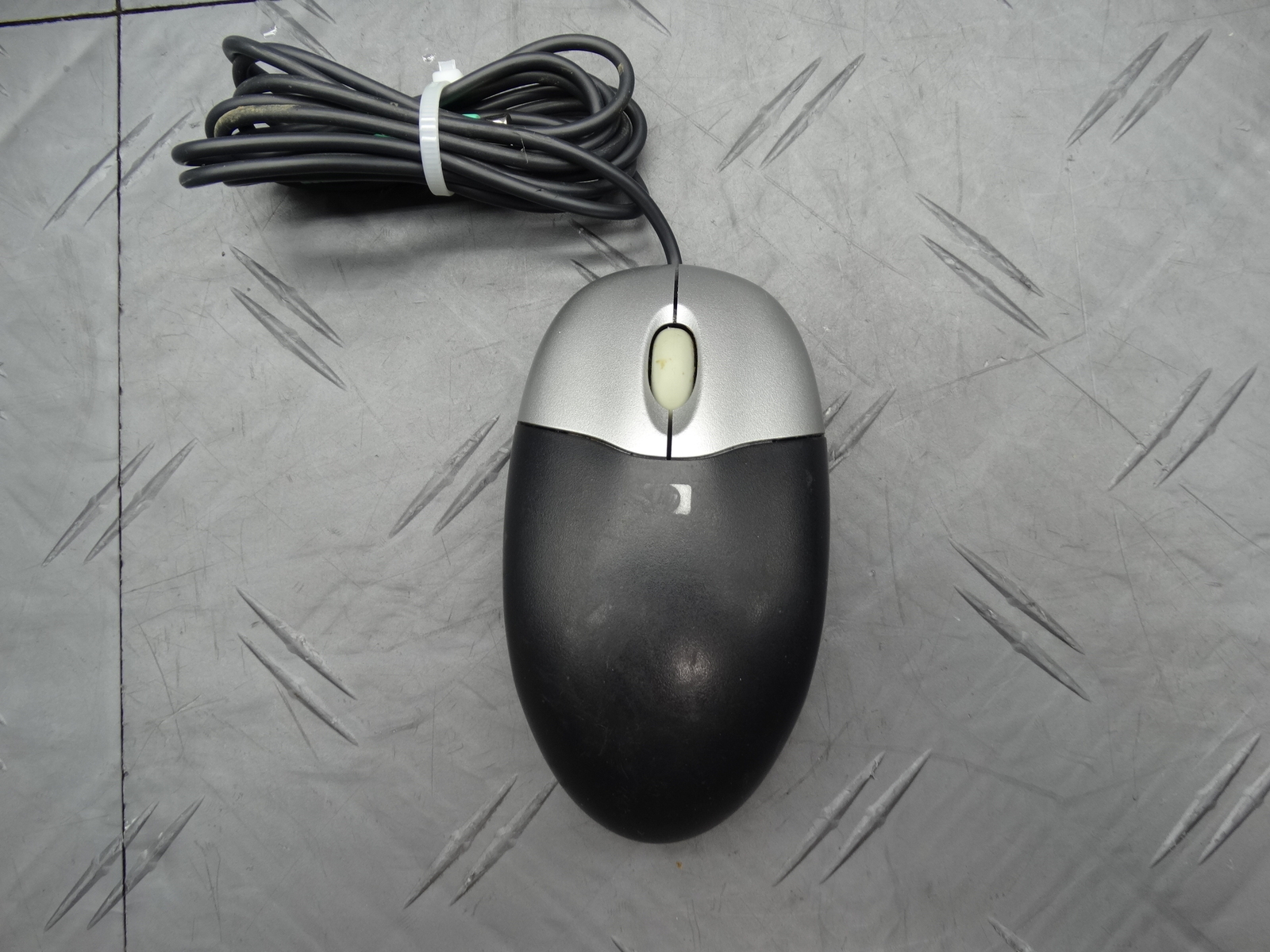 HP Wired PS/2 Optical Mouse Ball Black Gray M-SBF96 417441-001 ...