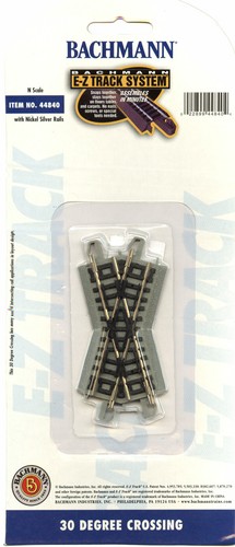 N Scale Model Railroad Trains Layout Bachmann EZ Track 30 Degree ...