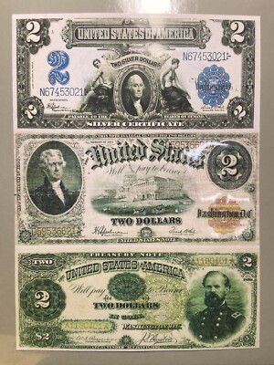 Prints of reproduction currency 10"x8" with mat Paper Money Copy's. | eBay