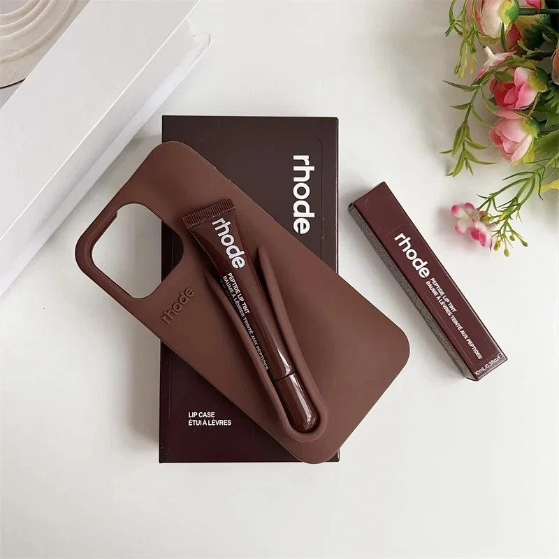 Rhode Lip Tint Phone Cases WITH Lipgloss Set IPhone 17 16 15 14 13 12 ...