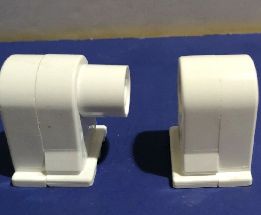 2-PK FLUORESCENT LAMPHOLDER Socket T12 HO Plunger & Stationary NEW ...