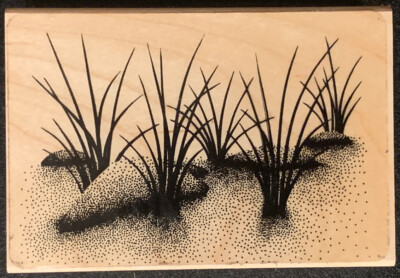 Stampscapes Rocks & Reeds Landscape Rubber Stamp 071E | eBay