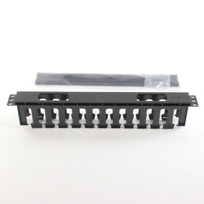 Panduit WMPFSE Patchlink Horizontal Cable Manager Front Only 1U Black ...