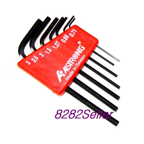 Small micro Imperial Hex Wrenches Set CR-V STEEL 0.71,0.89,1.27,1.5,2,2 ...