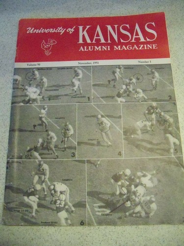 University of Kansas Alumni Magazine~November 1951~Lawrence, Kansas ...