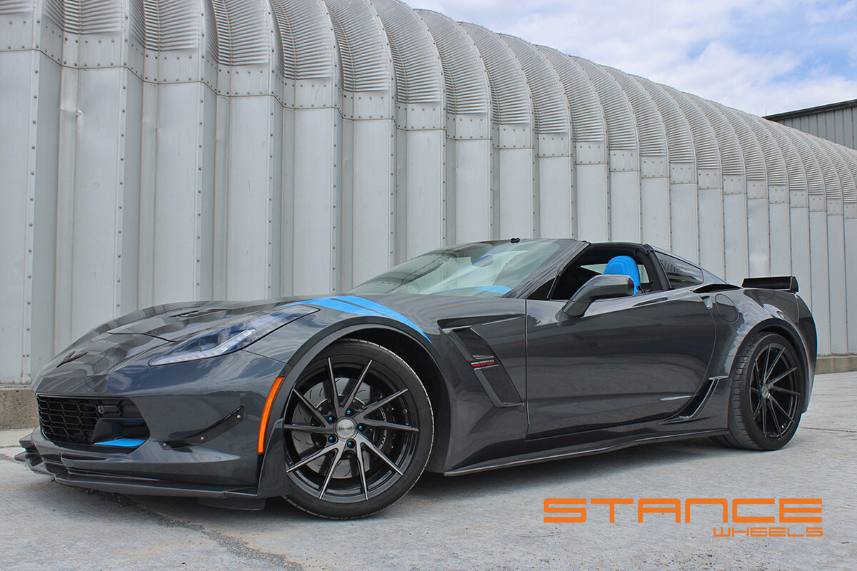 Stanced Corvette