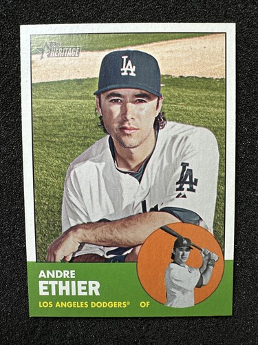ANDRE ETHIER #123 2012 Topps Heritage Baseball QTY Los Angeles Dodgers ...