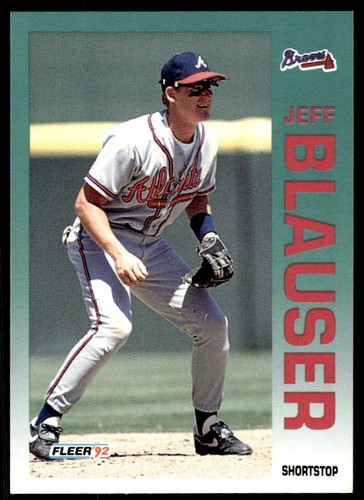 1992 Fleer Baseball Card Jeff Blauser Atlanta Braves #353 | eBay