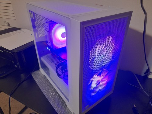 White Custom made gaming PC, GTX 1080, I5-10400f | eBay