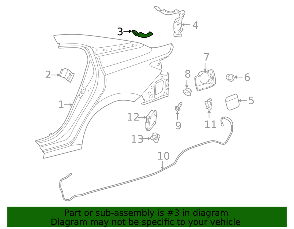 Genuine Nissan 2020-2025 Nissan Sentra - Gutter Extension G8118-6LBMA ...
