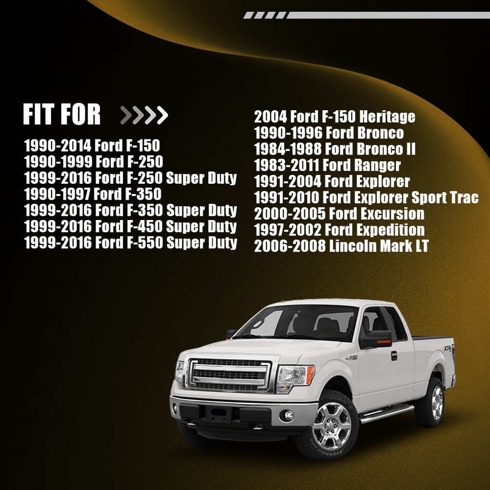 2-20PC For Ford F150 RED TUBE LED License Plate Light With Wiring ...