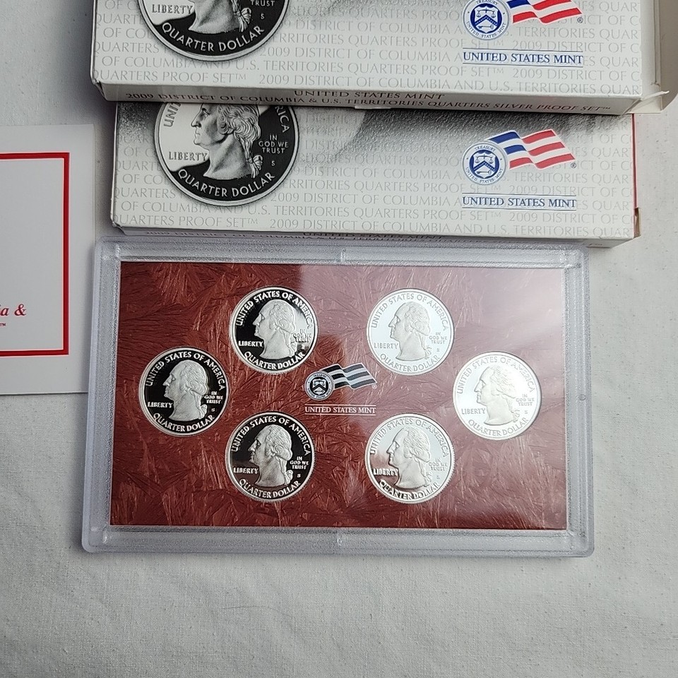 2009 U.S. Silver Proof Set District Of Columbia And US Territories ...