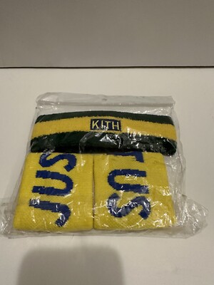 KITH ASICS GEL-LYTE III 3 WORLD CUP BRAZIL HEADBAND WRISTBAND YELLOW ...