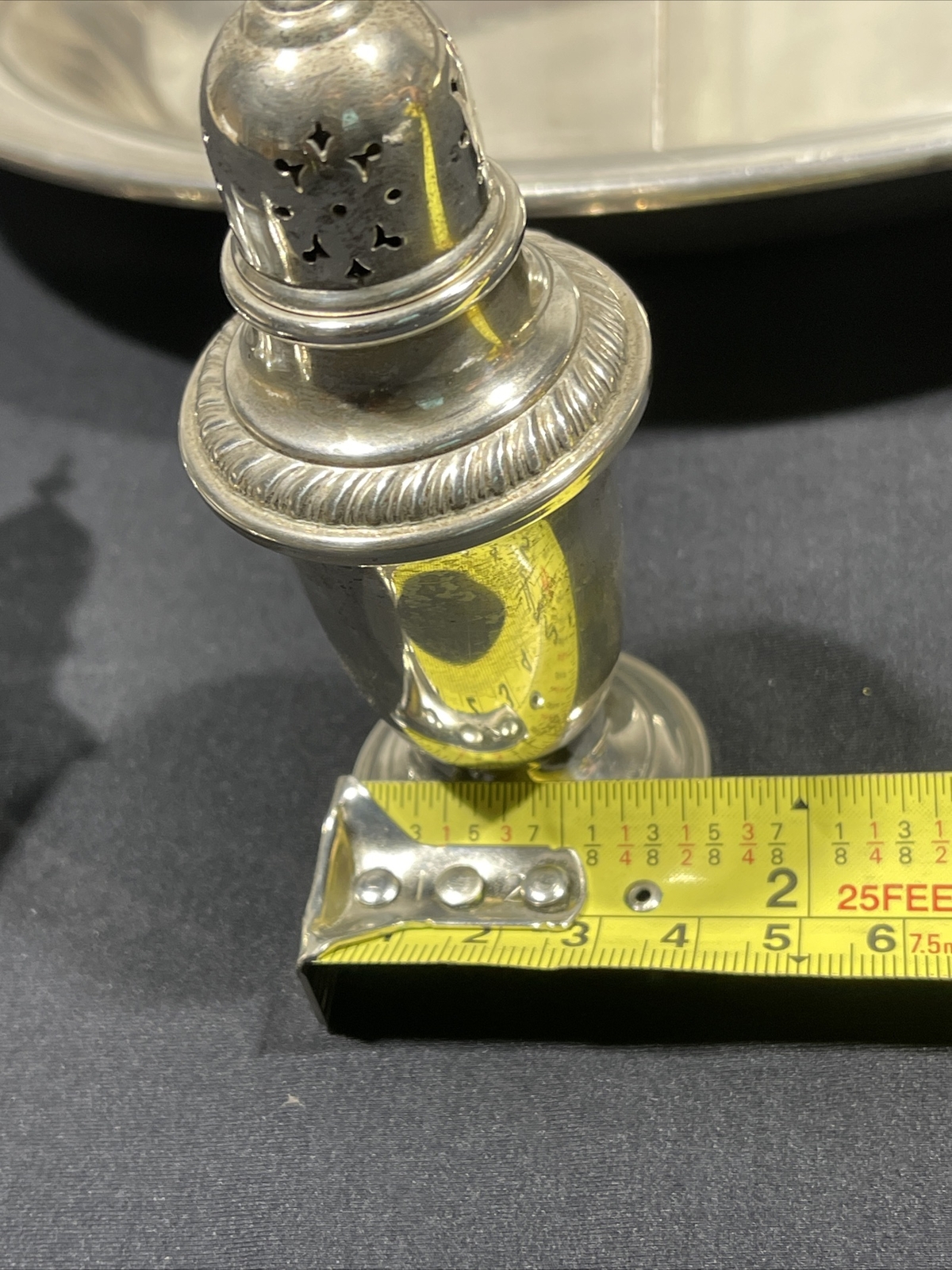 Gorham Vintage Sterling Silver759 Gadroon Pattern Salt & Pepper Shakers ...