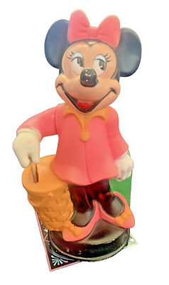 Vintage Disney Minnie Mouse Arm Motion Moving Plastic Toy Coin Bank ...