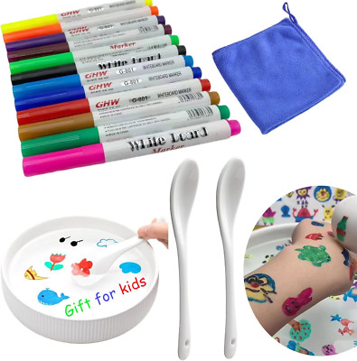 "Magic Water Painting Set for Kids - Floating Ink Drawings" | eBay